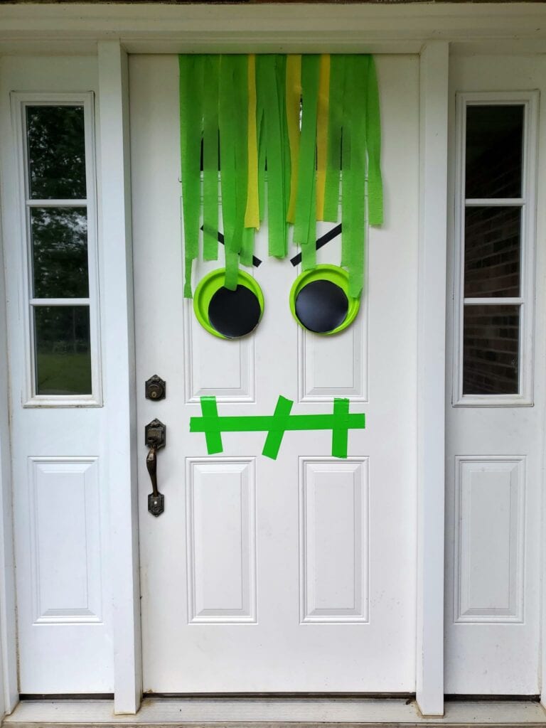 Monster Halloween Door