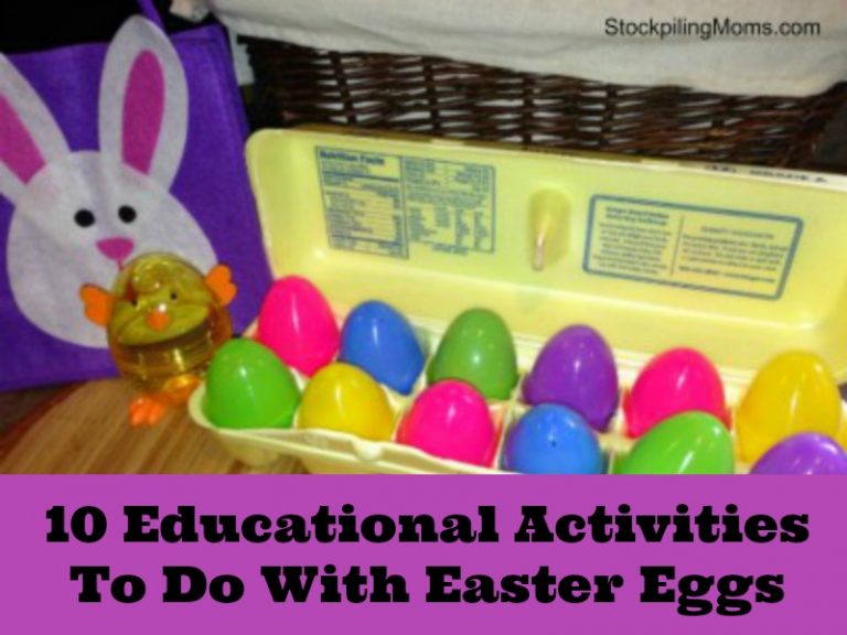 10 Educational Activities To Do With Easter Eggs - STOCKPILING MOMS™