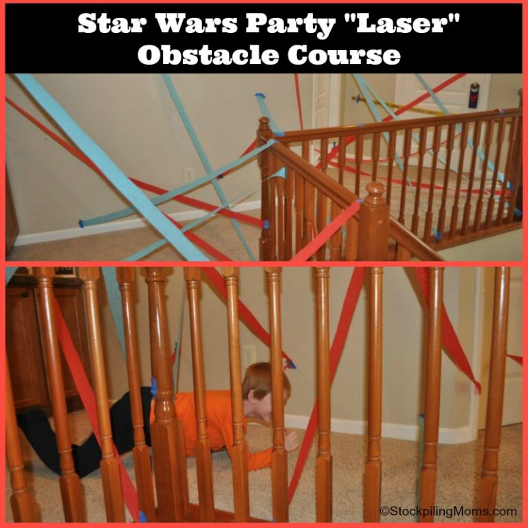 Star Wars Party Laser Obstacle Course - STOCKPILING MOMS™