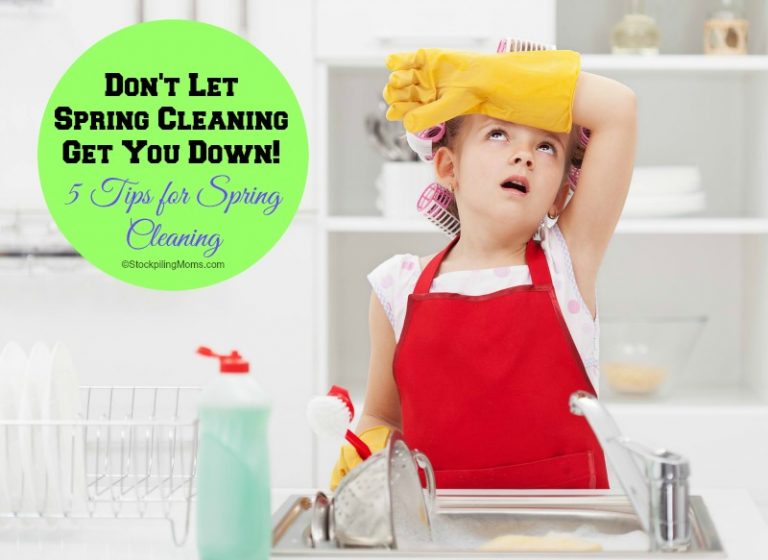 5 Tips for Spring Cleaning - STOCKPILING MOMS™